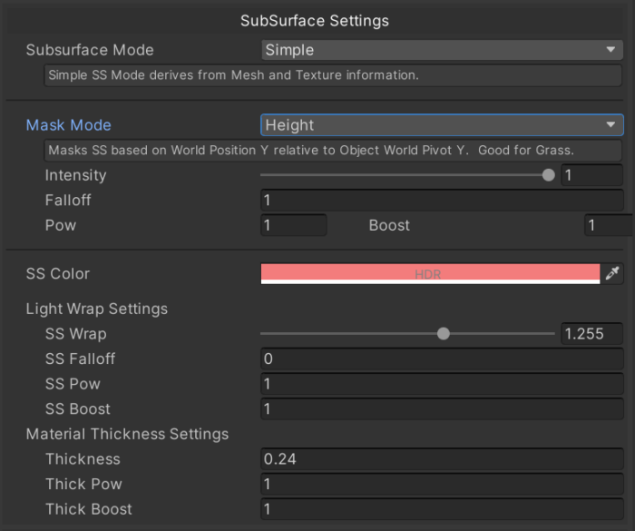DICEWRENCH DESIGNS | Foliage Renderer Deluxe Shader – Documentation